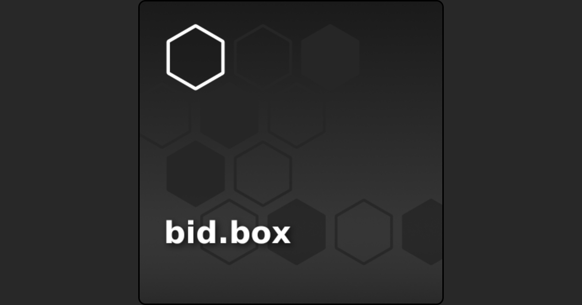 bid.box - Profile | .box
